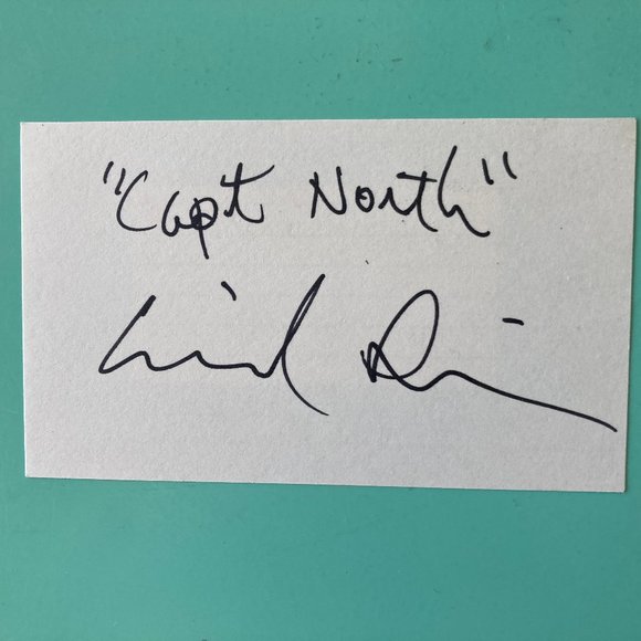 Autograph | Other | Michael Lanning Signed Index Card 3x5 Broadway ...